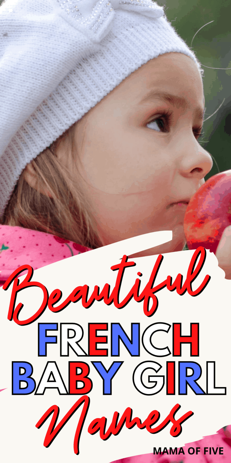 Popular French Girl Names for Your Baby - Mama of Five