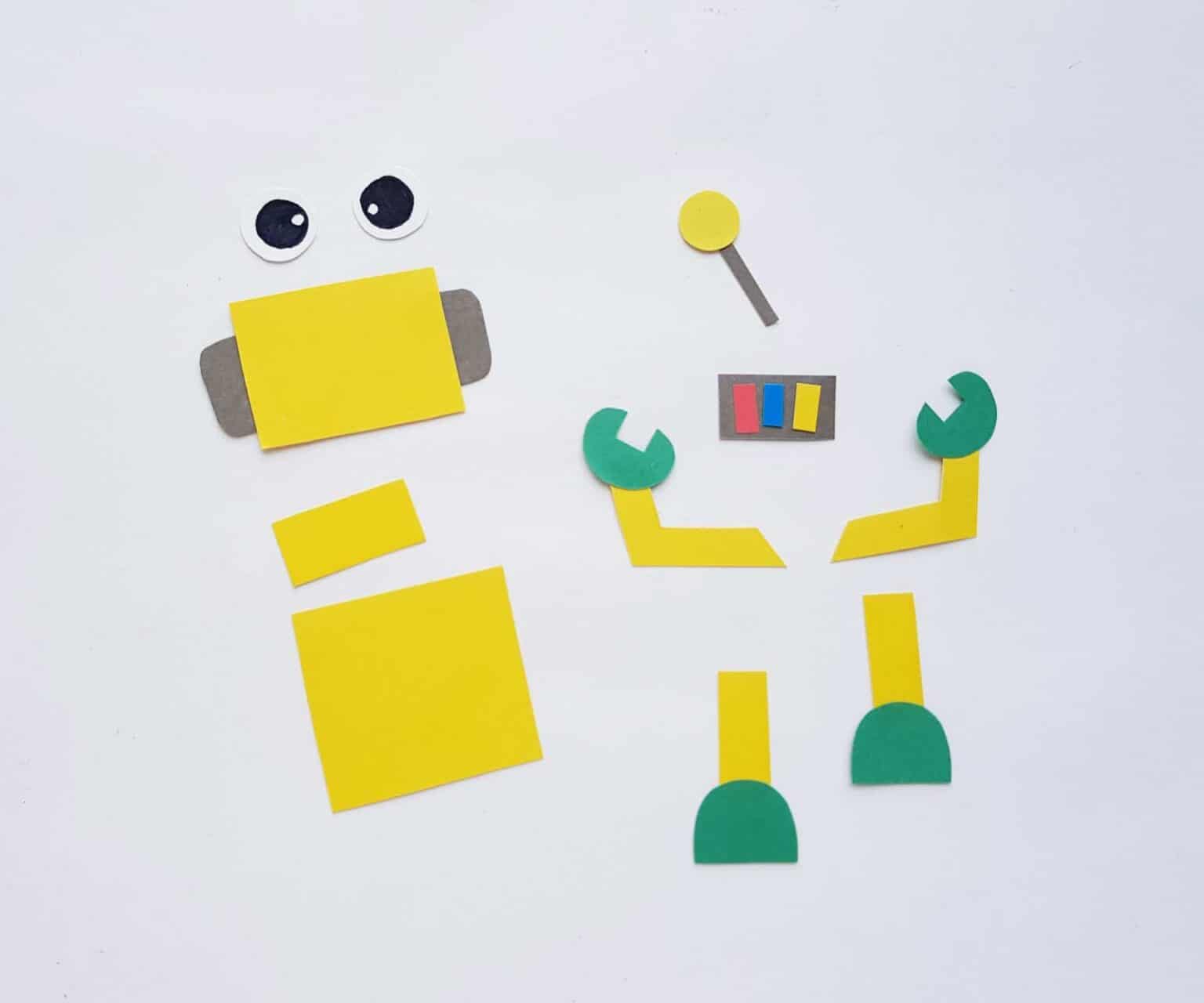 Free Fun Robot Papercraft for Energetic Kids - Mama of Five