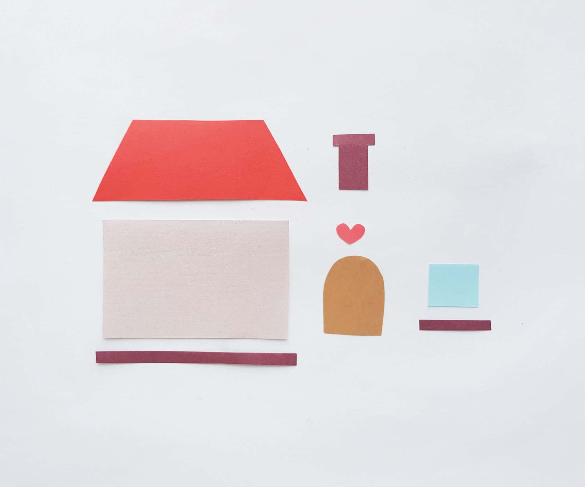Free Paper Craft House Template - Mama of Five