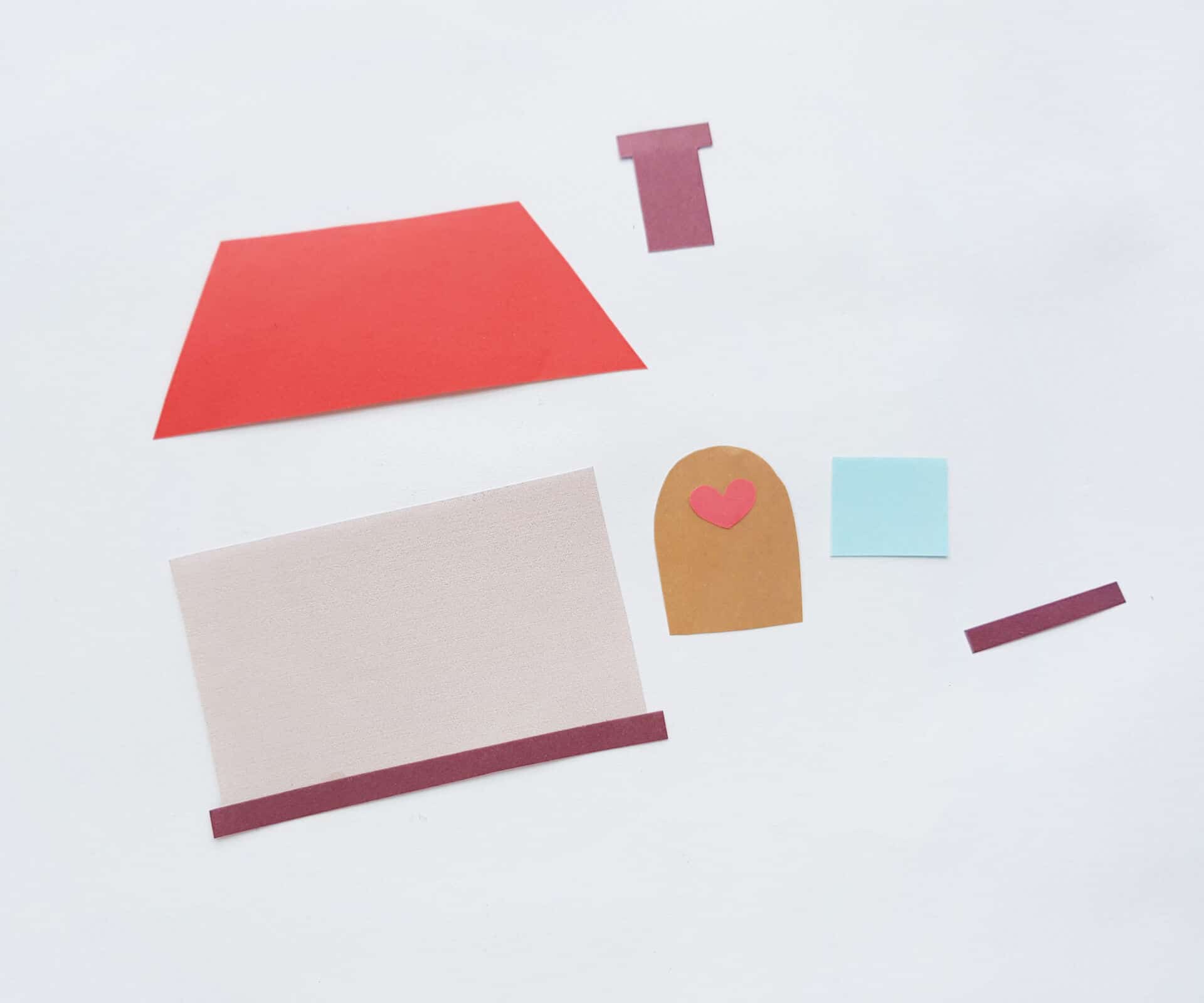Free Paper Craft House Template - Mama of Five