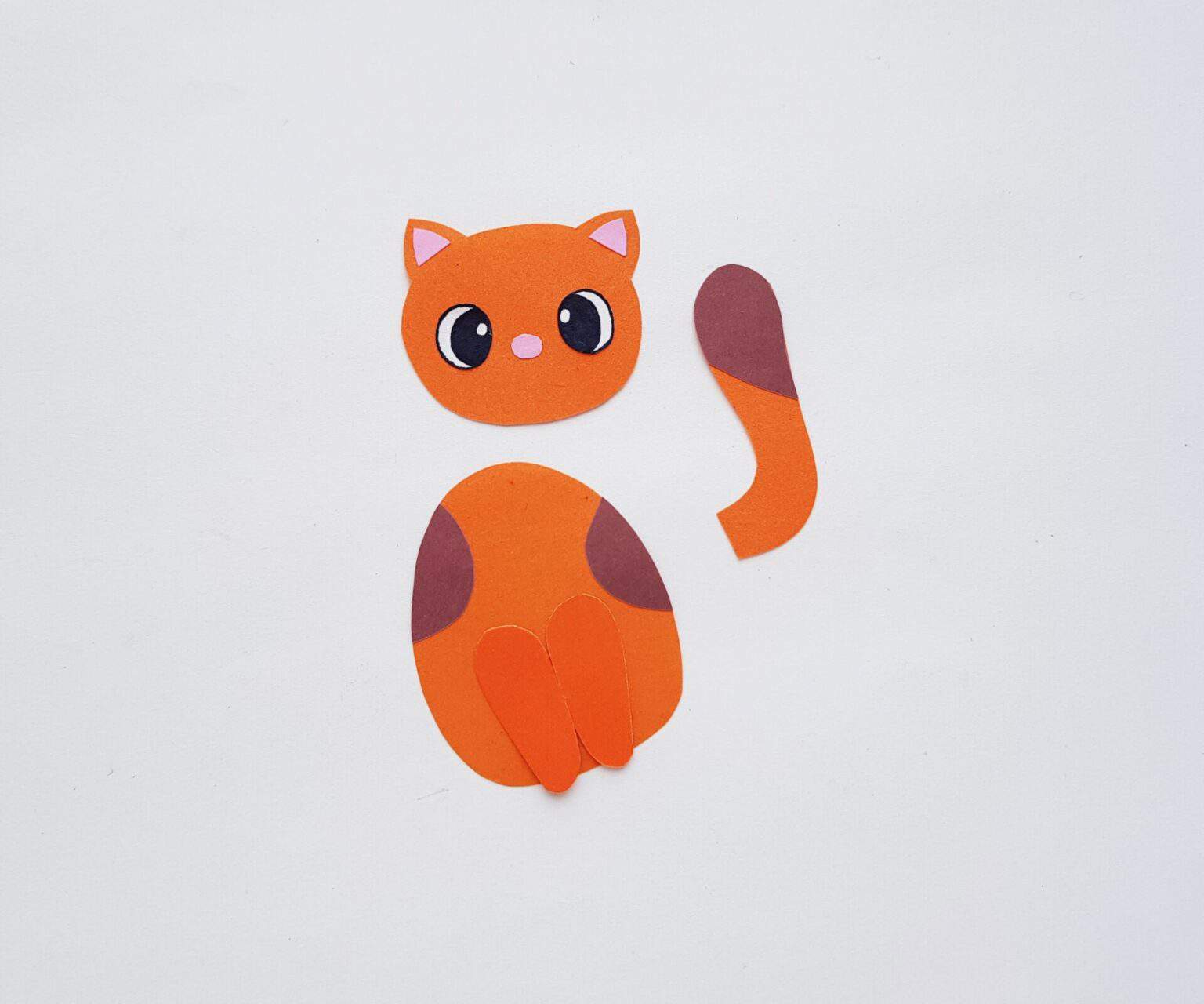 Free Papercraft Template Cats for Kids Who Love Pets - Mama of Five