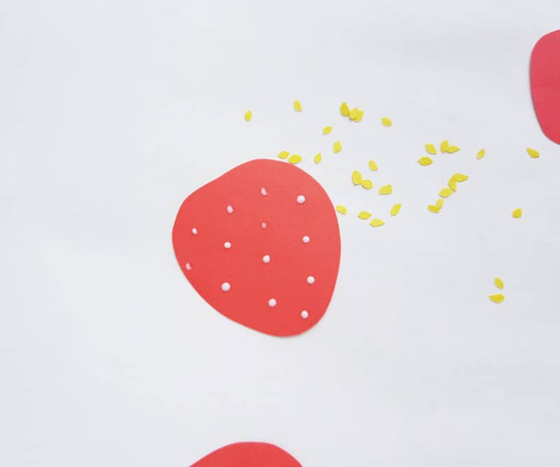 Free Papercraft Strawberry Printable - Mama of Five
