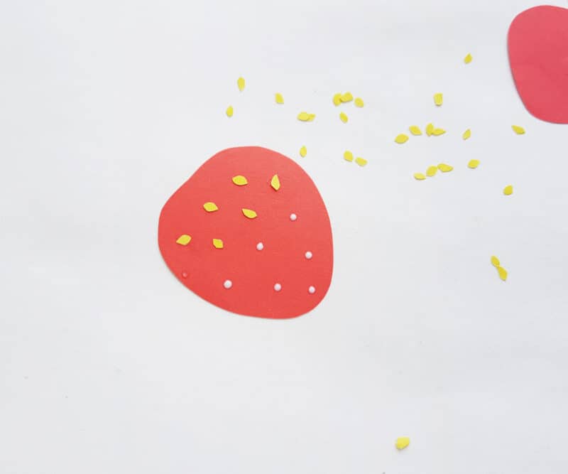 Free Papercraft Strawberry Printable - Mama of Five