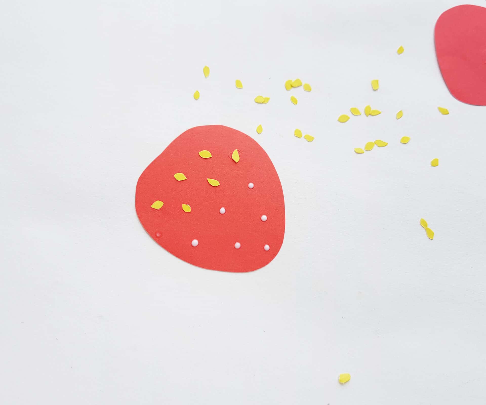 Free Papercraft Strawberry Printable - Mama of Five