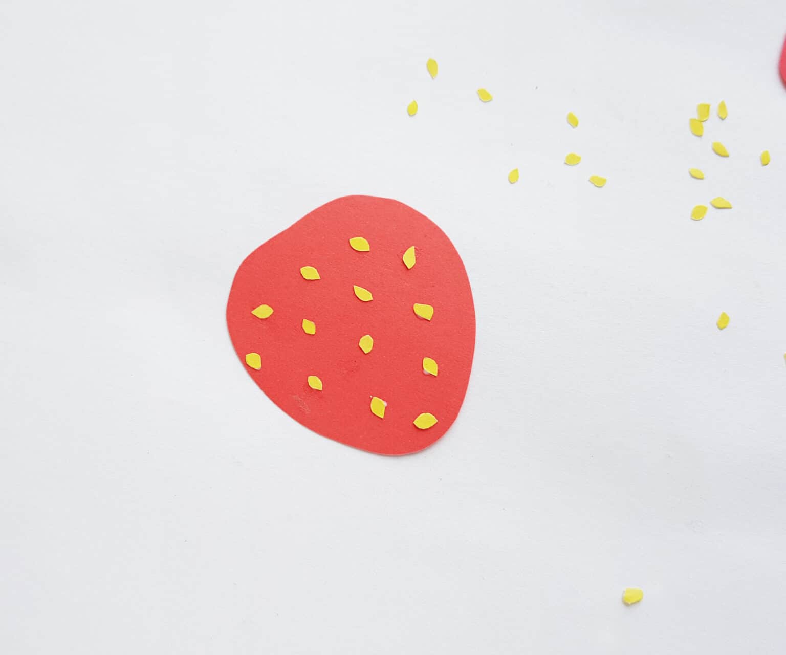 Free Papercraft Strawberry Printable - Mama of Five