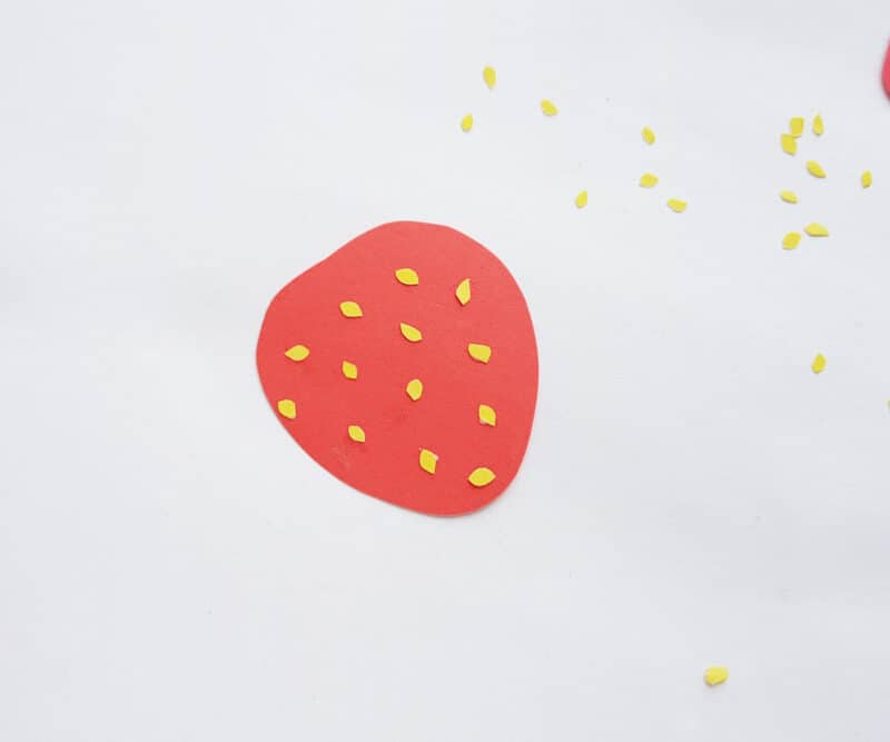 Free Papercraft Strawberry Printable - Mama of Five