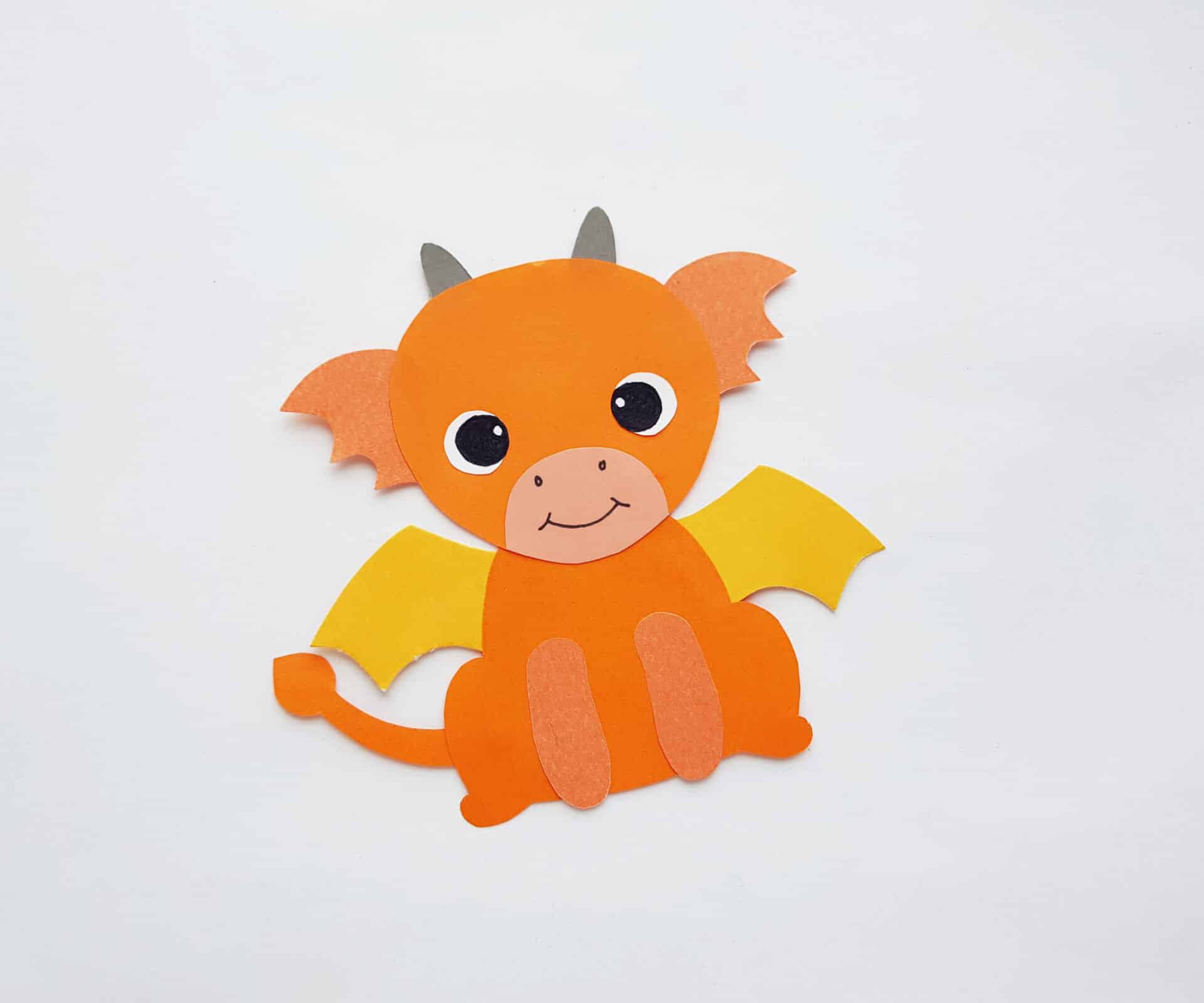 Free Papercraft Dragon Printable - Mama of Five