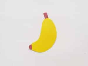 Free Printable Papercraft Banana - Mama of Five
