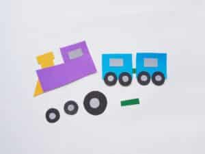 Papercraft Train - Mama of Five