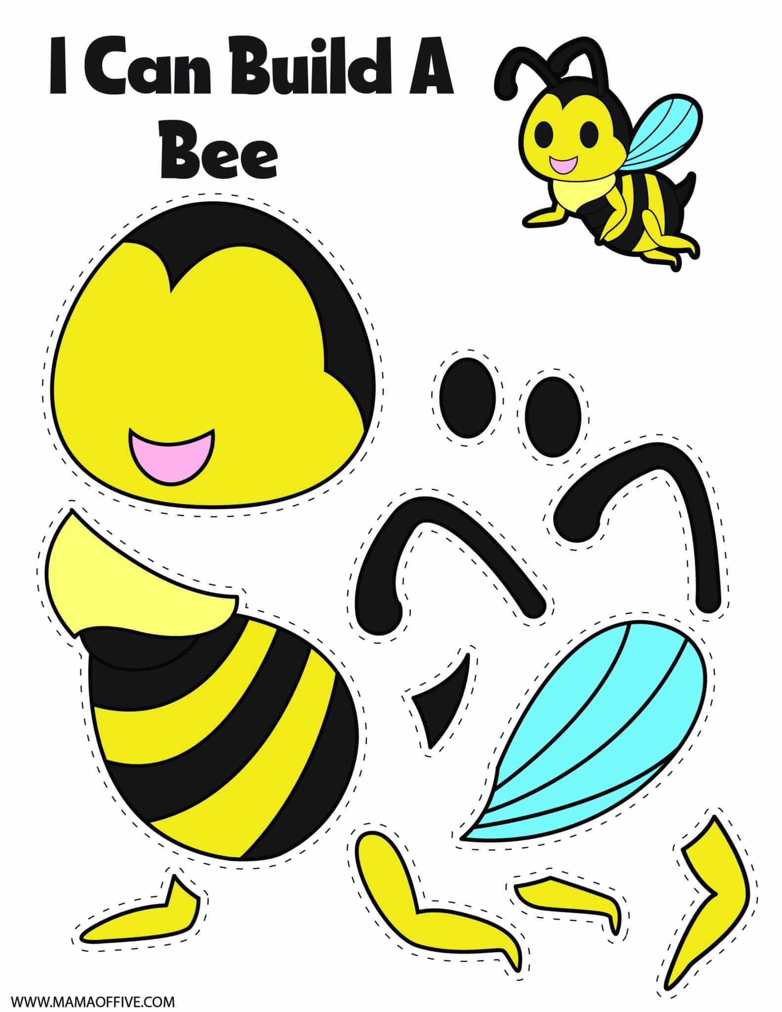 Spring Printable Crafts - FREE - Mama of Five