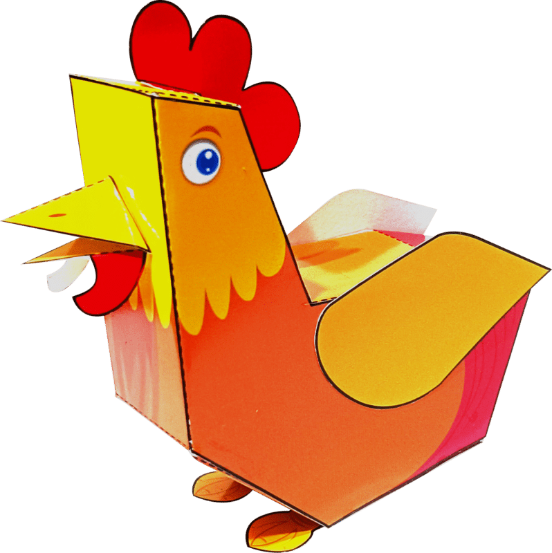 FREE 3D Farm Animals Printable Craft - Mama of Five