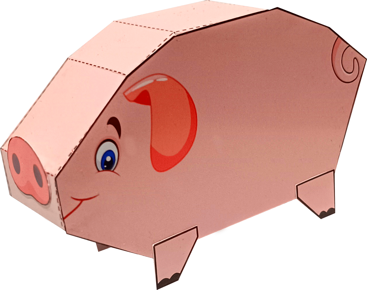 FREE 3D Farm Animals Printable Craft - Mama of Five