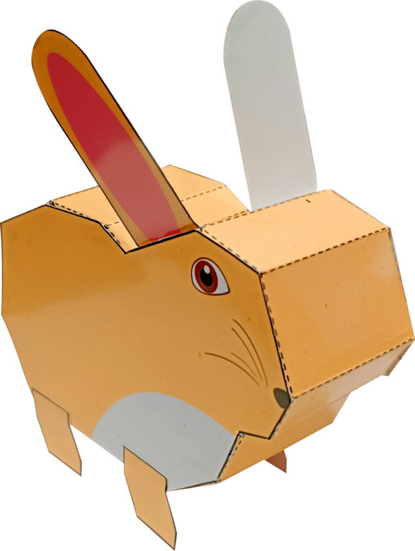 FREE 3D Farm Animals Printable Craft - Mama of Five