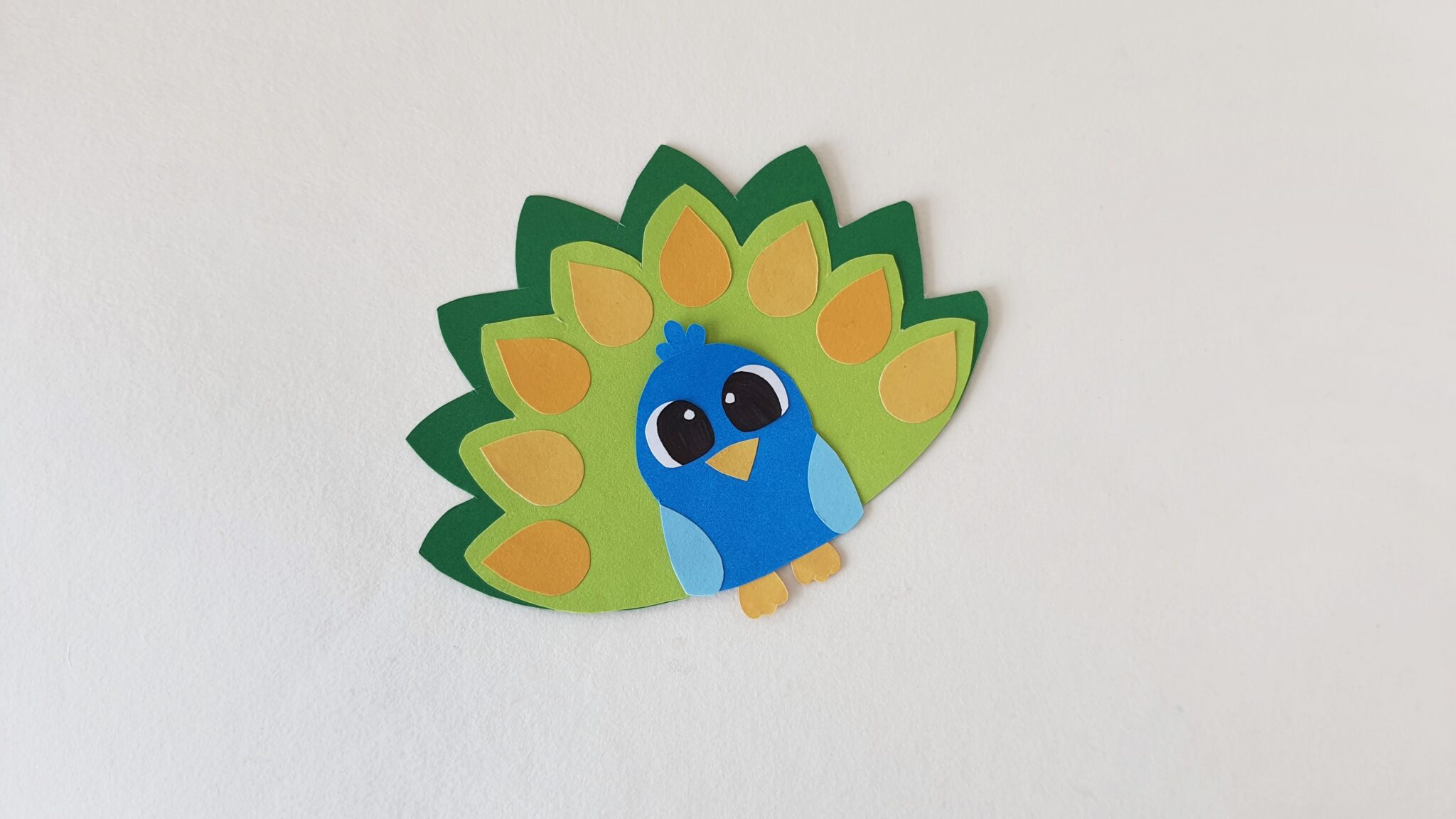 FREE Peacock Craft - Mama of Five