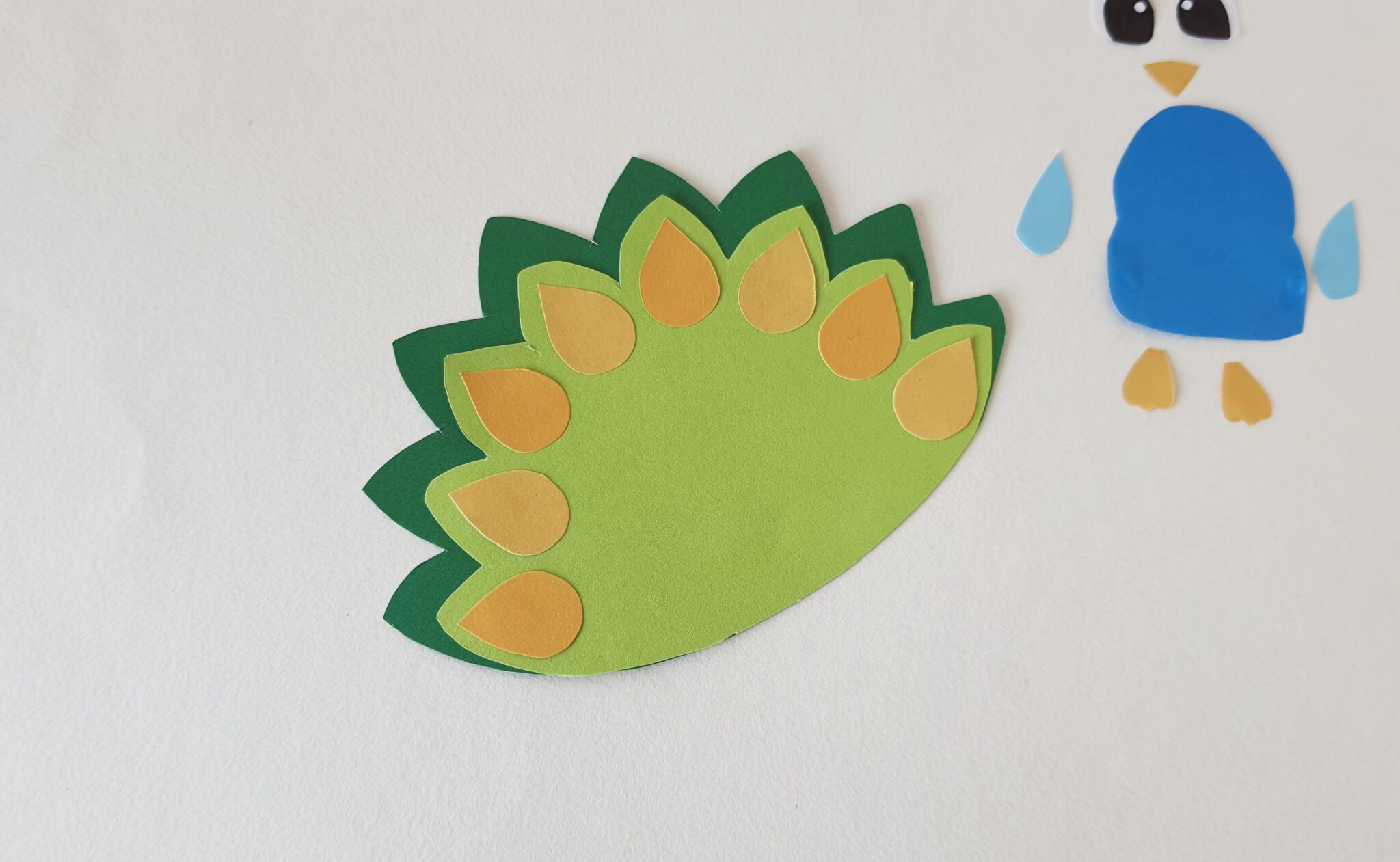 FREE Peacock Craft - Mama of Five