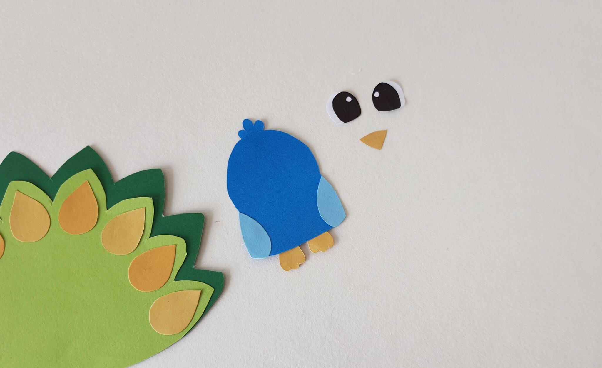 FREE Peacock Craft - Mama of Five