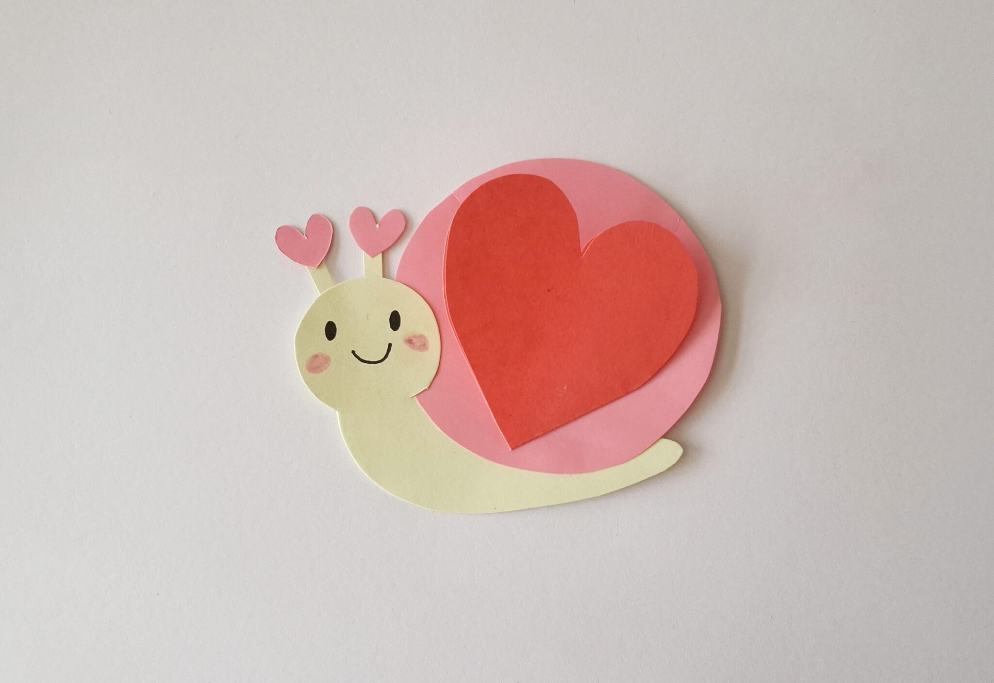 Valentine Snail Card - Mama of Five