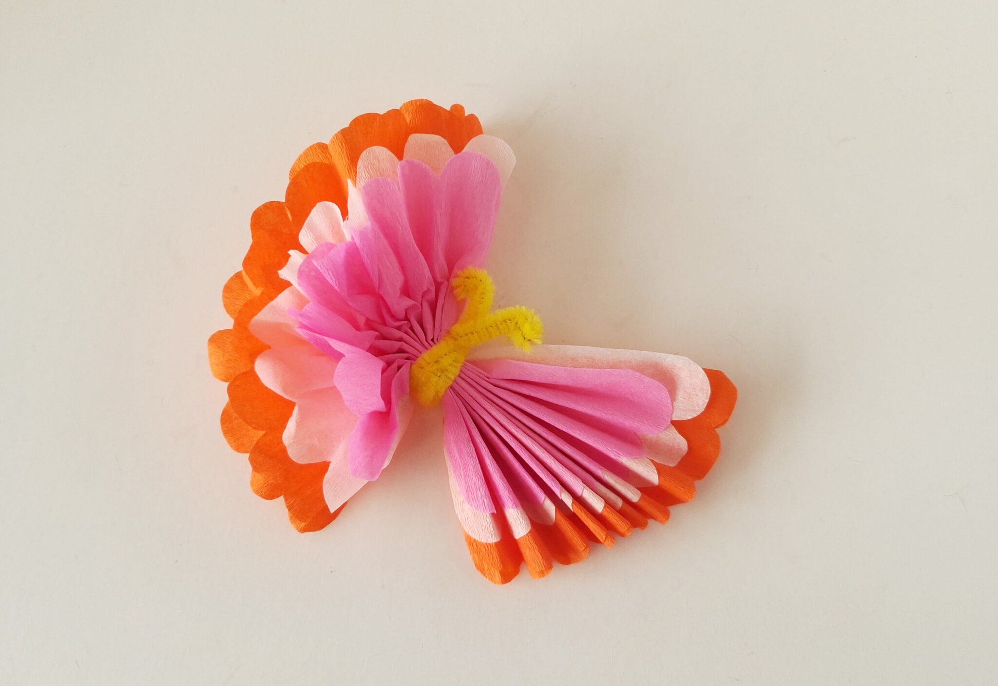 Tissue Paper Butterfly Craft - Mama of Five